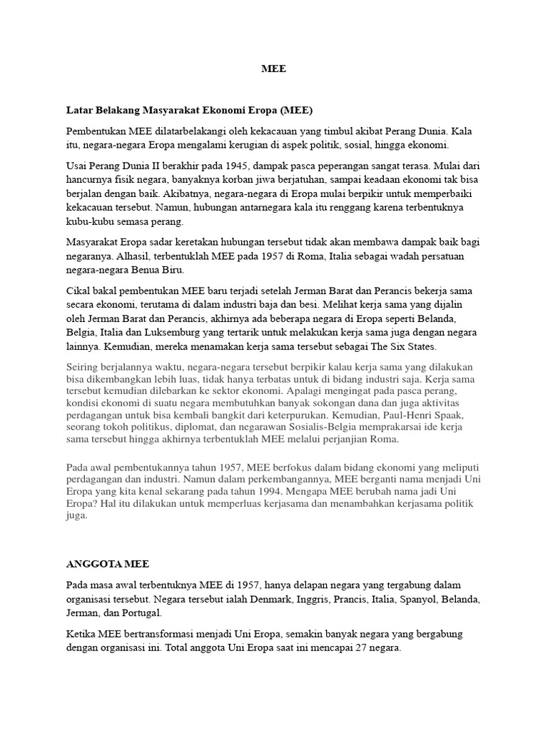 Sejarah Wajib MEE | PDF