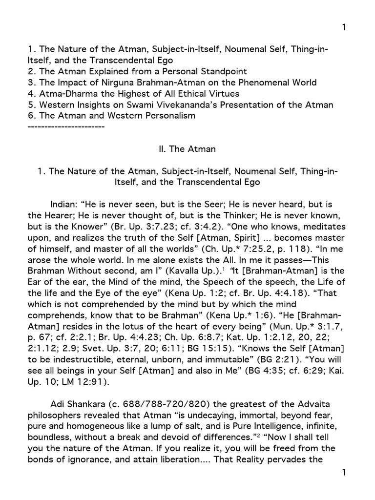 SVPR02 | PDF | Ātman (Hinduism) | Noumenon
