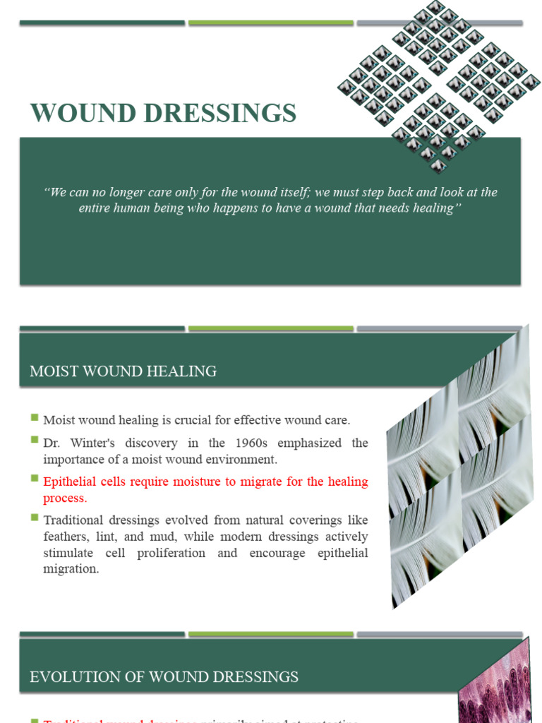 Wound Dressings | PDF | Wound | Clinical Medicine