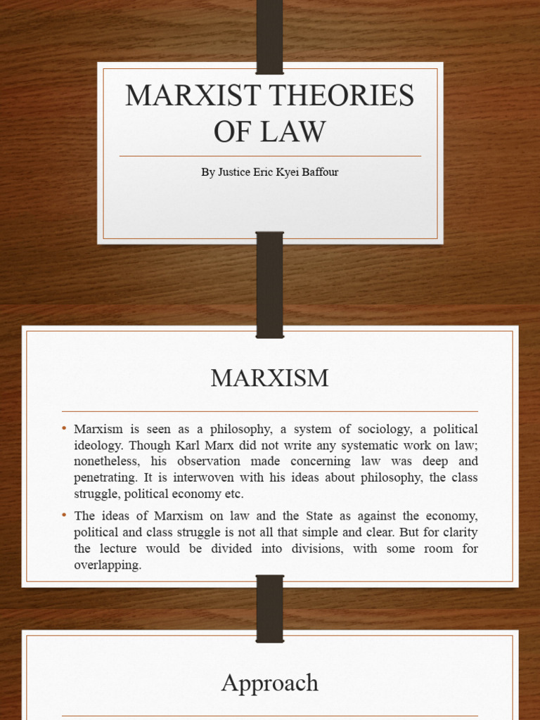 7-Marxist Theories of Law-1 | PDF | Dialectic | Georg Wilhelm Friedrich ...