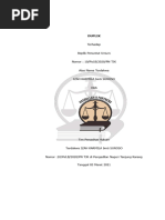 Contoh - Template Pledoi (Pembelaan) | PDF