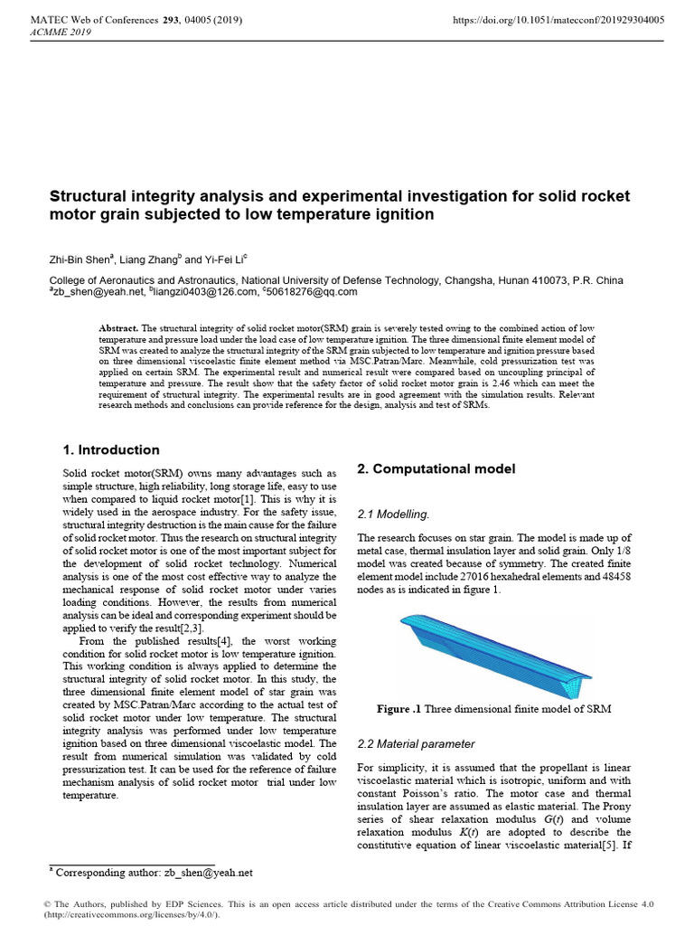 Cold Gas Pressurisation | PDF | Viscoelasticity | Rocket Engine