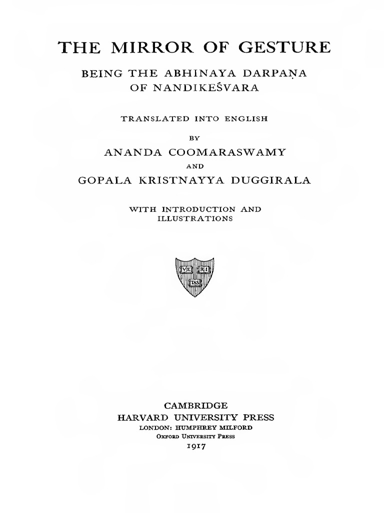 Abhinaya Darpana: Indian Dance Guide | PDF | Vedas | Dances