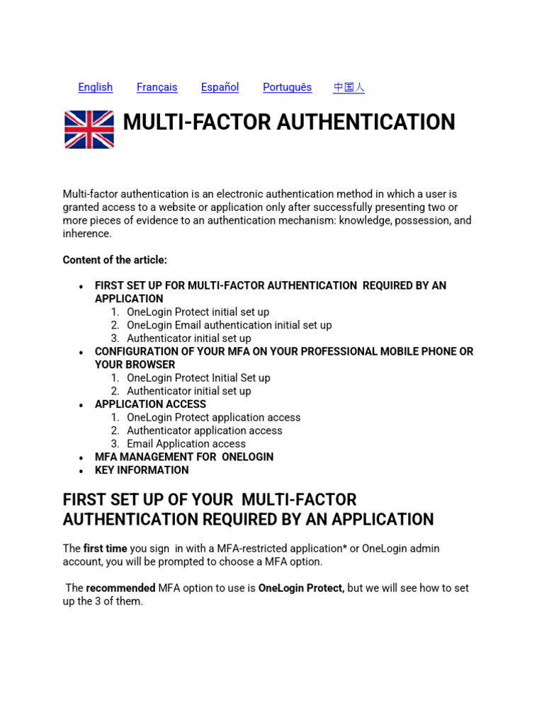 How To Configure Your MFA | Download Free PDF | Authentication | Qr Code