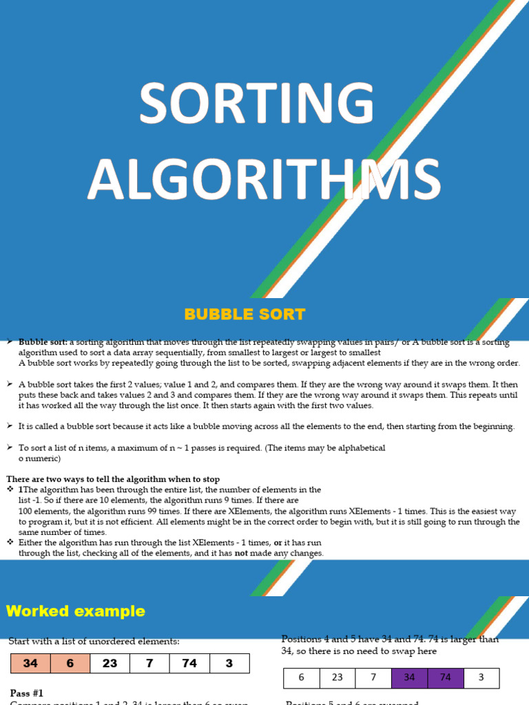 Data Sorting Algorithm | PDF | Data Type | Software Engineering Data Sorting Algorithm | PDF | Data Type | Software Engineering
