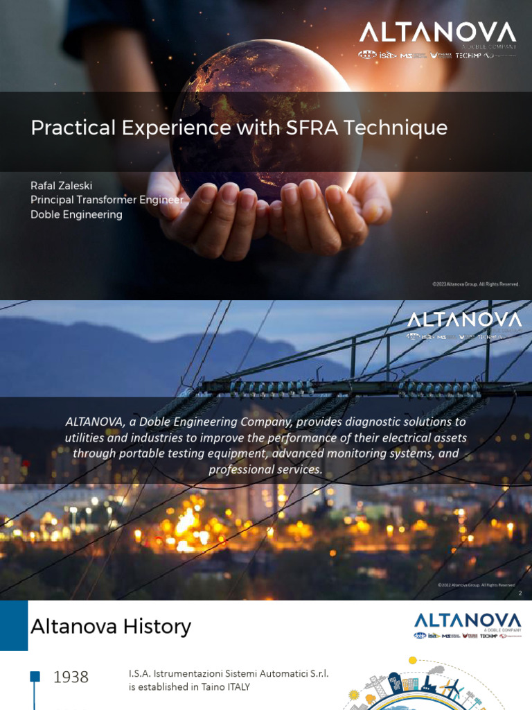 SFRA Technique for Transformer Diagnostics | PDF | Transformer ...