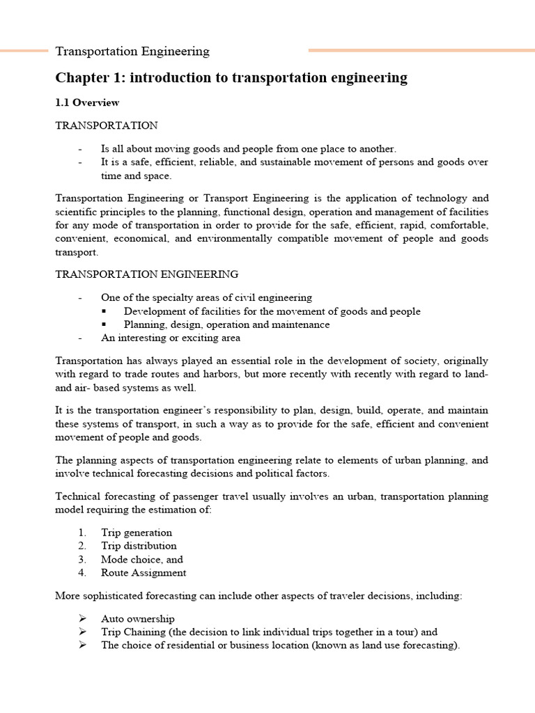 TRANSPO | PDF | Transportation Engineering | Transport