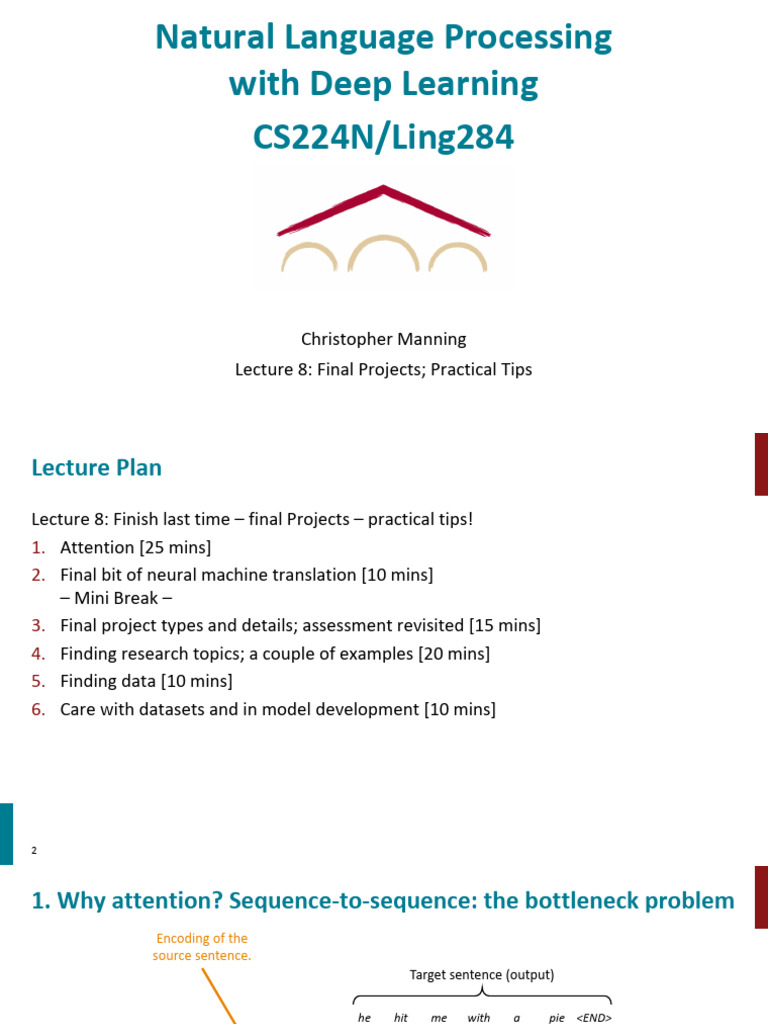 cs224n 2022 Lecture08 Final Project | PDF | Deep Learning | Systems Theory