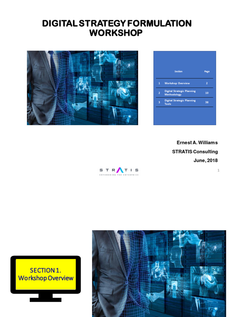 Session 02 Digital Strategy Formulation Workshop PDF | PDF | Enterprise ...