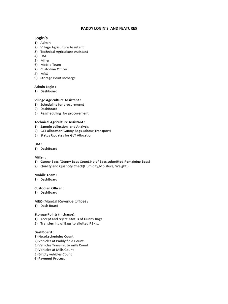 Paddy Login | Download Free PDF | Paddy Field | Agriculture