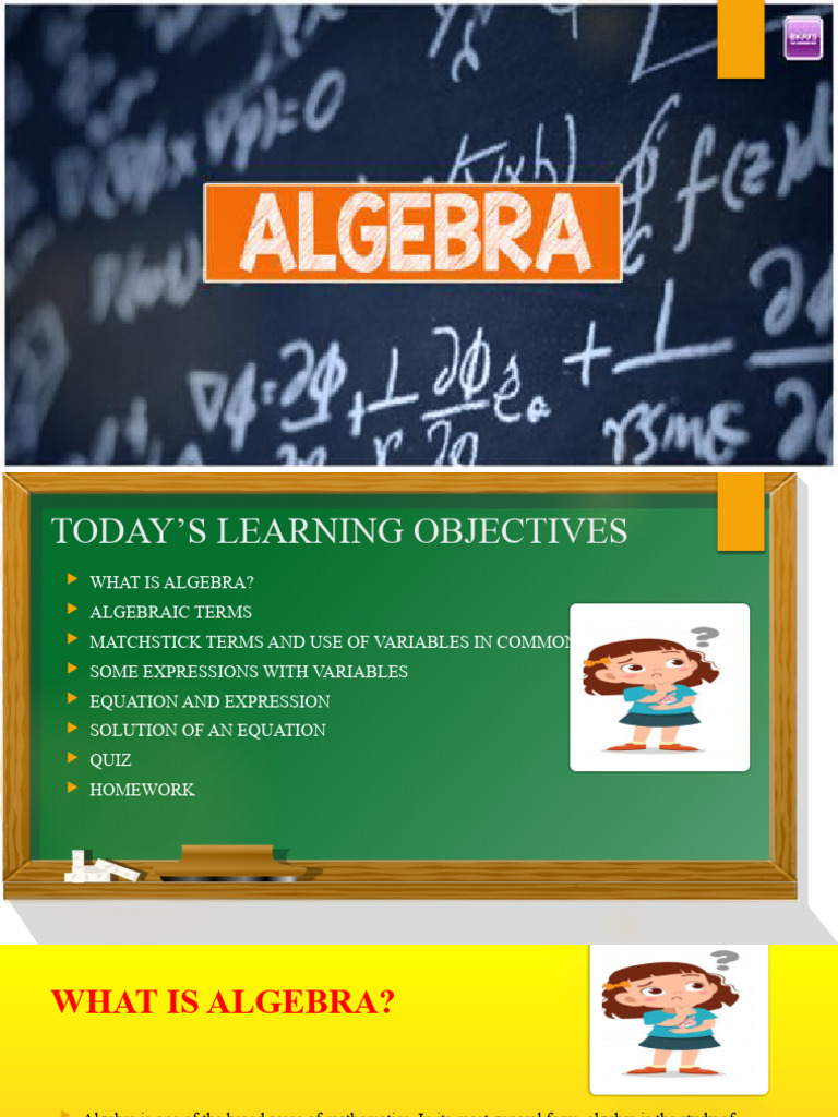 Algebra | PDF | Algebra | Multiplication