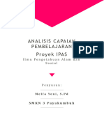 CP, ATP, Promes, Dan Minggu Efektif IPAS 2025-2026 | PDF