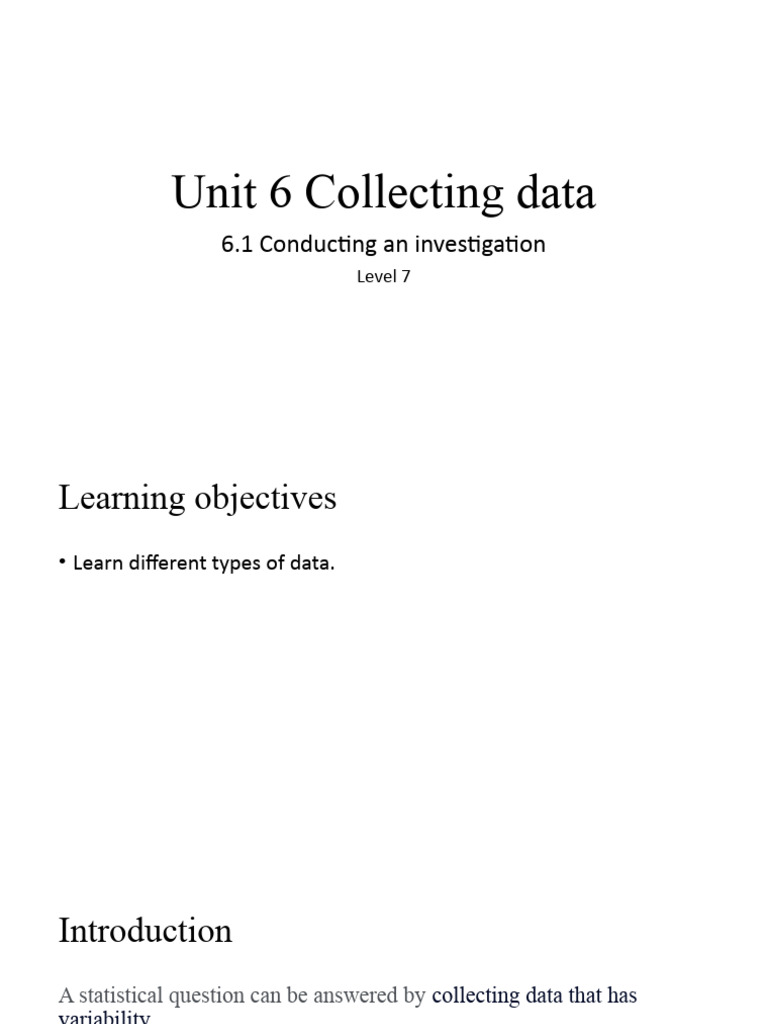 Grade 7 Data Collection Techniques | PDF | Data | Categorical Variable