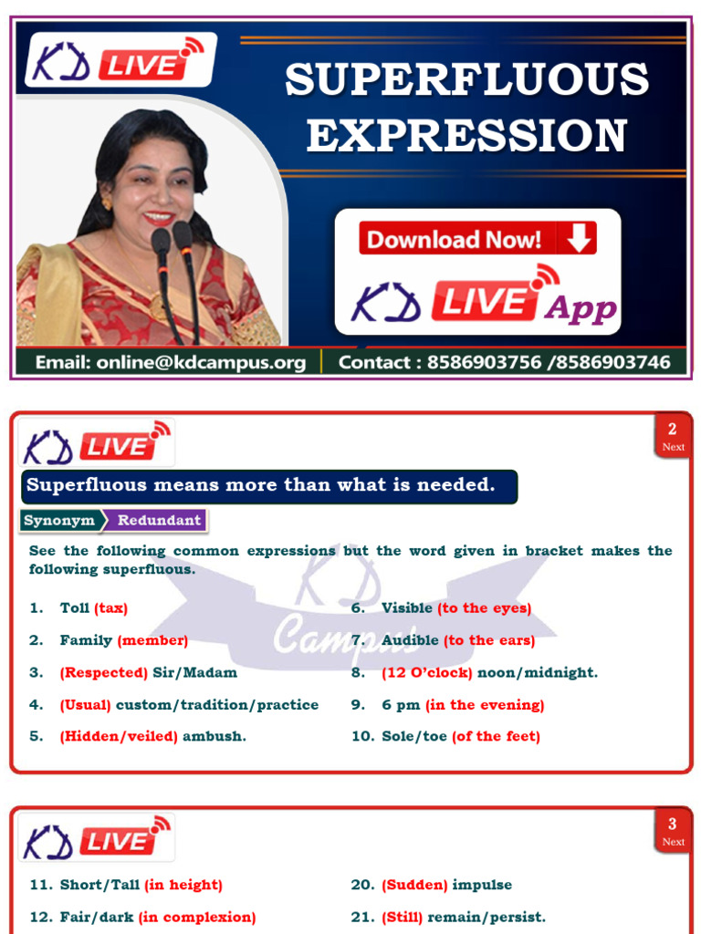 20.superfluous Expression 20200813122442 | PDF