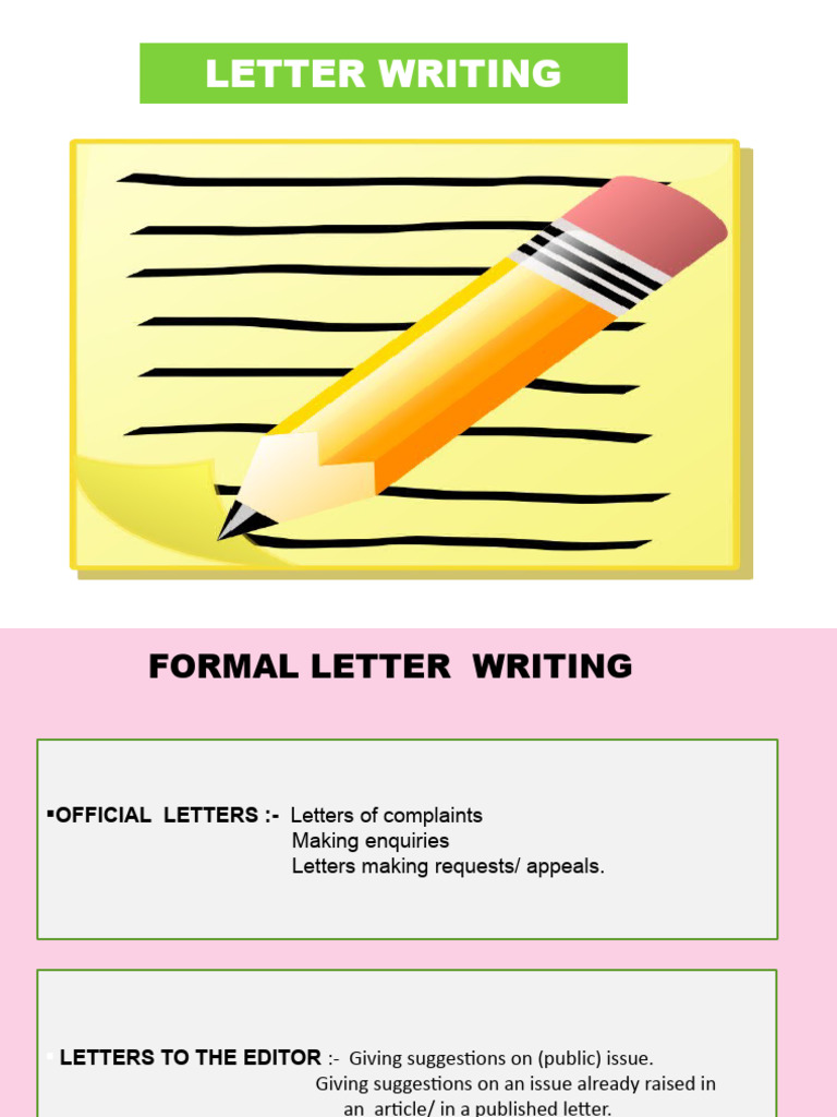 Letter Writing | PDF