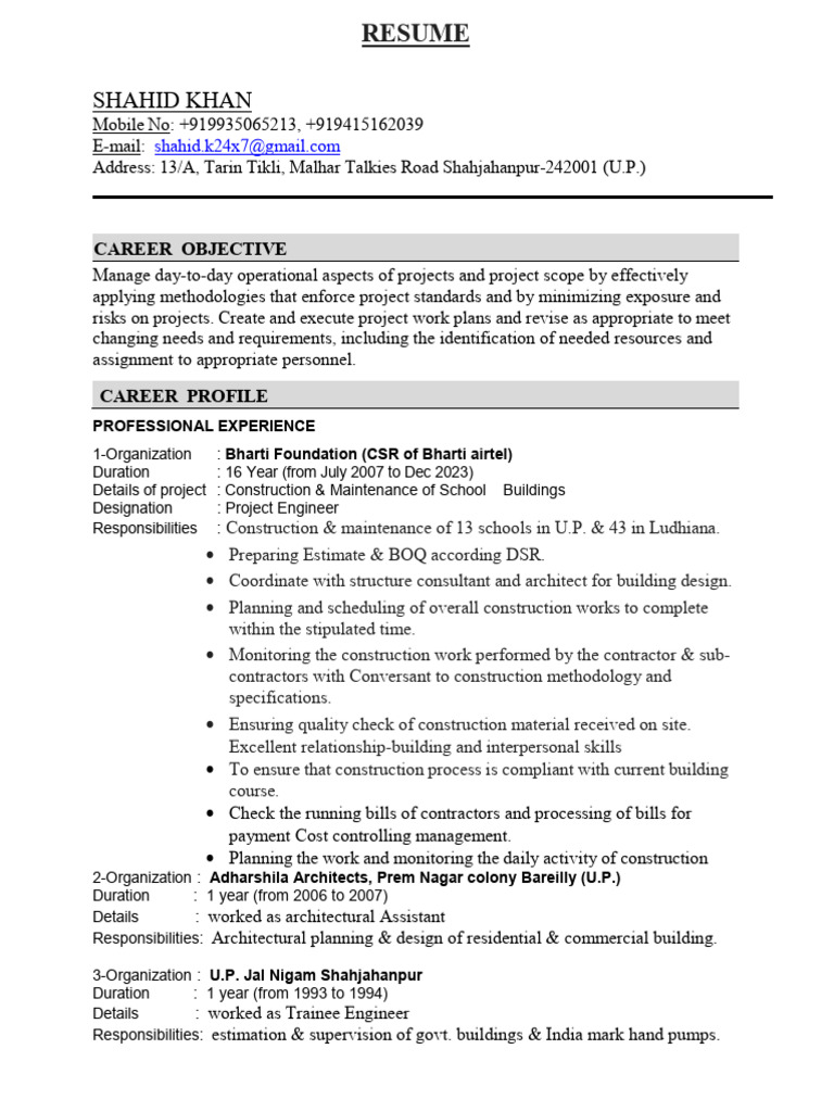My Resume | PDF