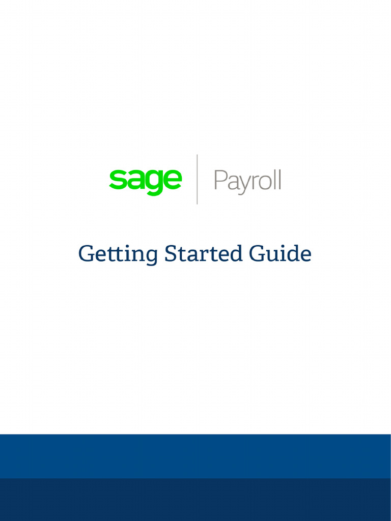 SBCP - Getting Started Guide | PDF | Payroll Tax | Paycheck