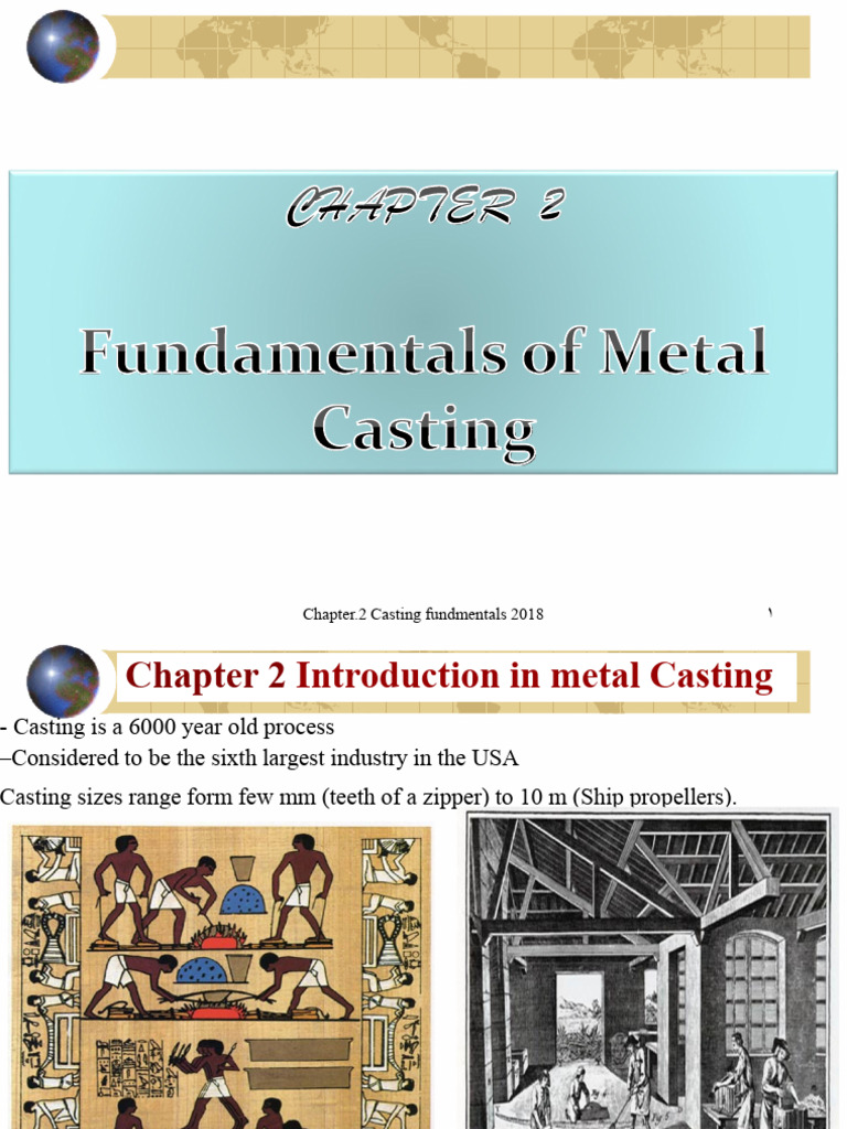Ch.2 Introduction in Metal Casting, Lec 2 | PDF | Technology & Engineering