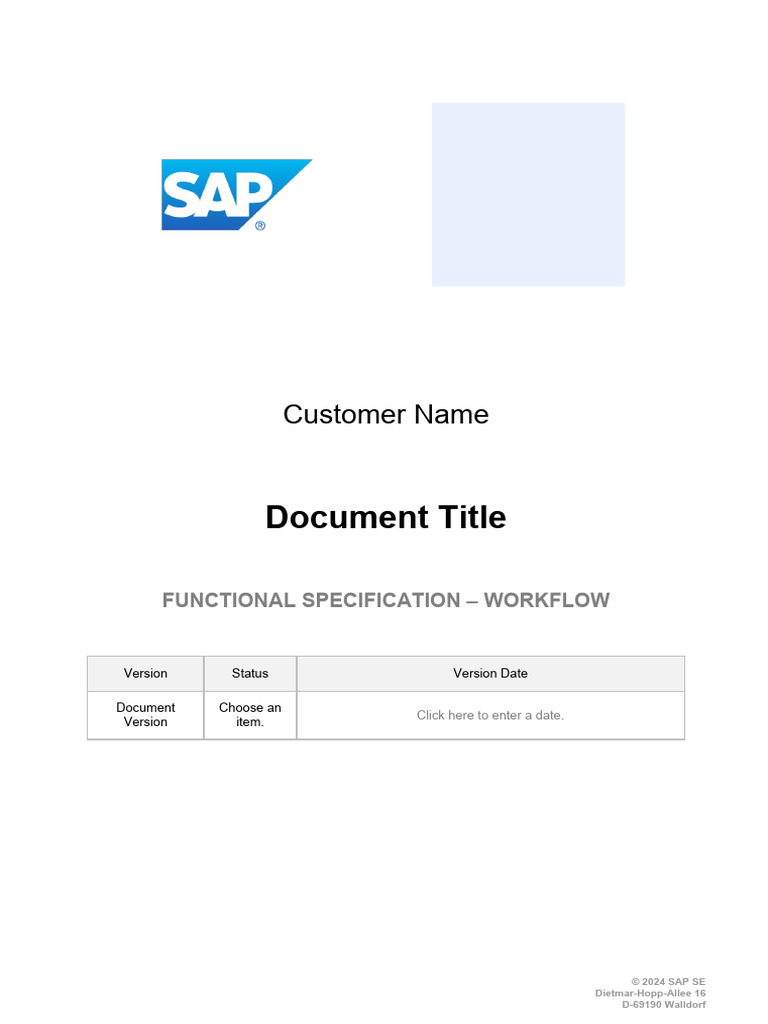 Bds Fts 22q2 Wricef-Funct-Spec Workflow en | PDF | Specification ...
