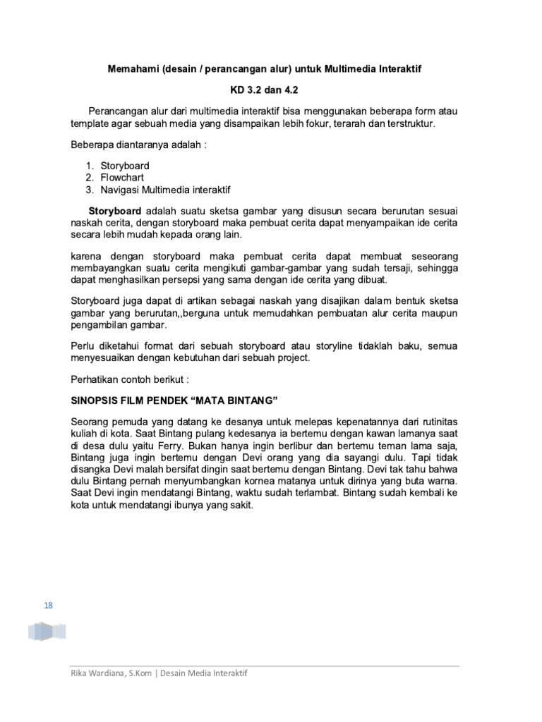 Materi Kd 3 2 Dan 4 2 Pdf