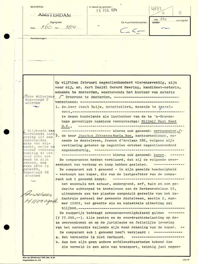 Akte Van Levering | PDF