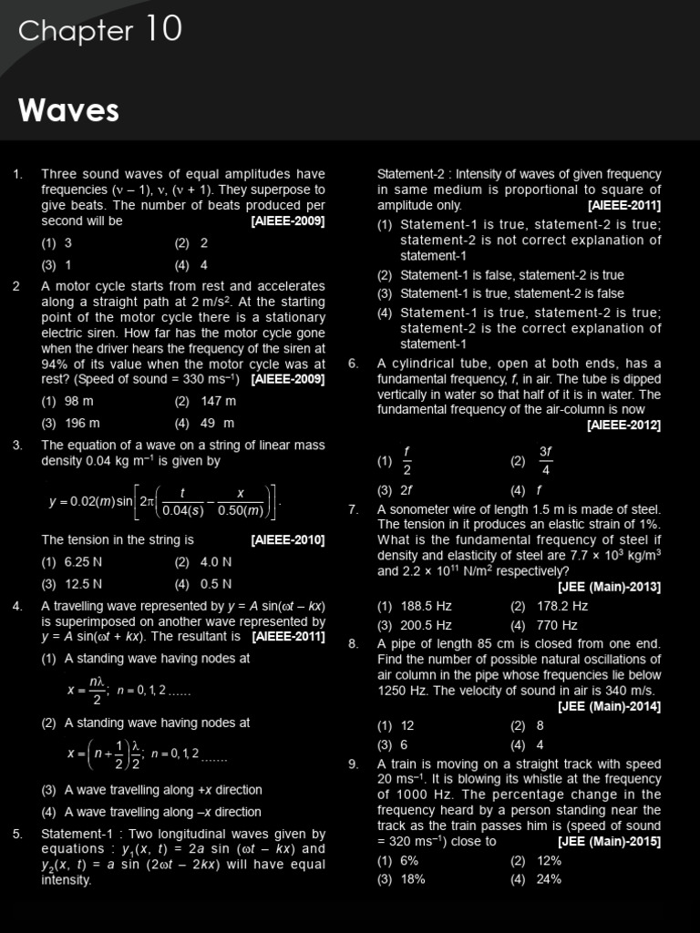 Waves | PDF | Waves | Sound