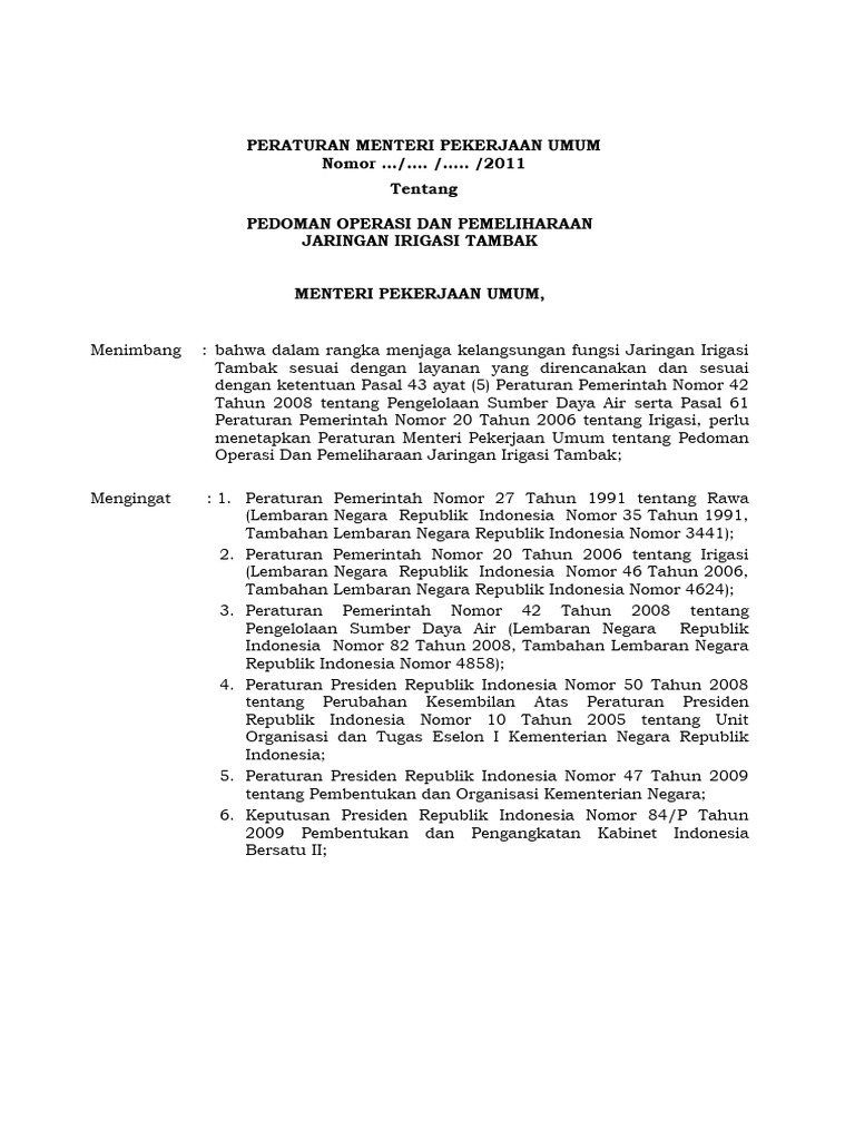 Rapermen OP Tambak TNP Penjelasan | PDF