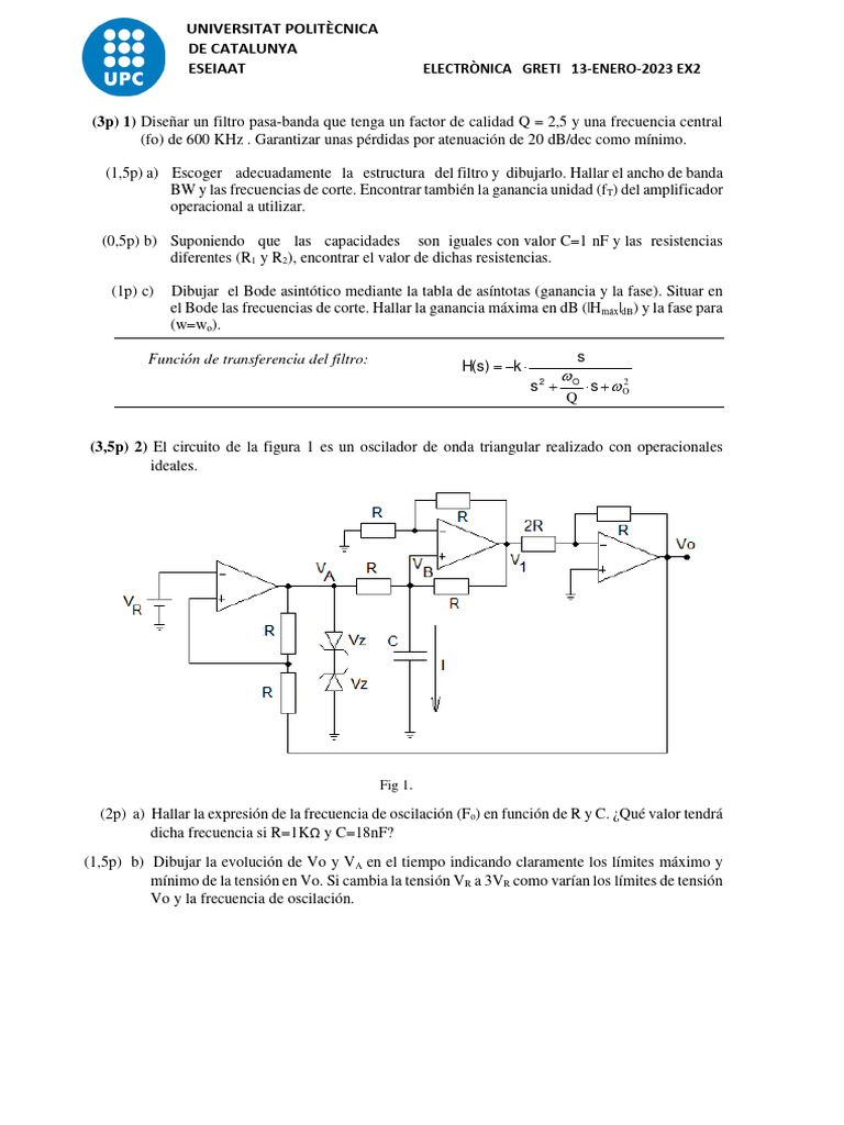 Sol Ex 2 Enero 23 | PDF | Cantidad | Electrónica