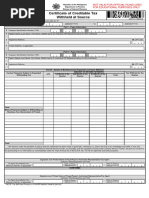 BIR Form 2307 Summary of Withholding Tax | PDF