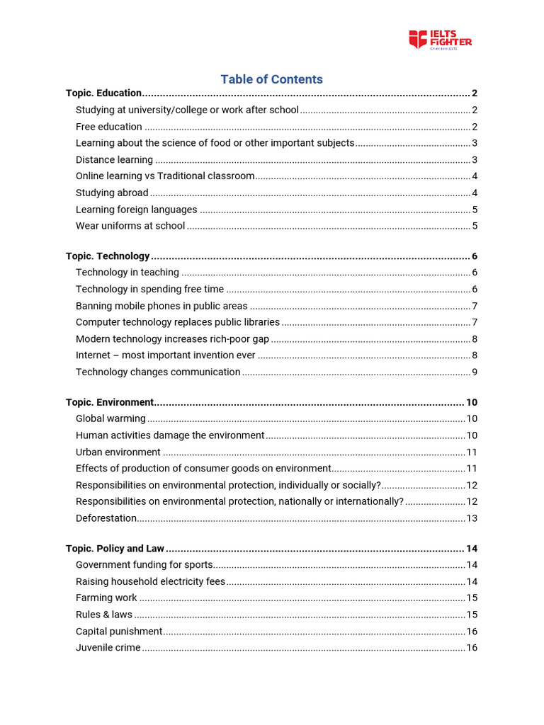 IELTS B - Handout Idea Development | PDF | Capital Punishment | Punishments