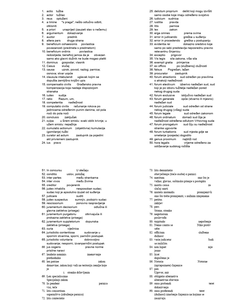 Pravni Termini | PDF