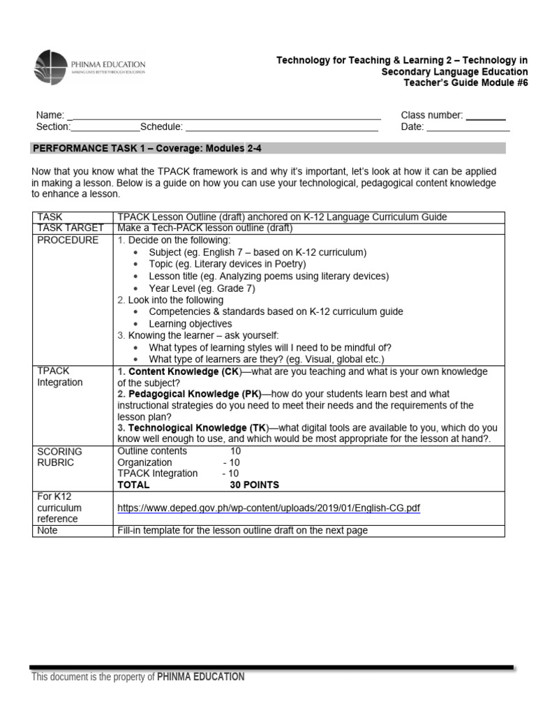 Edu542 Sas Lesson 6 Pdf Curriculum Learning
