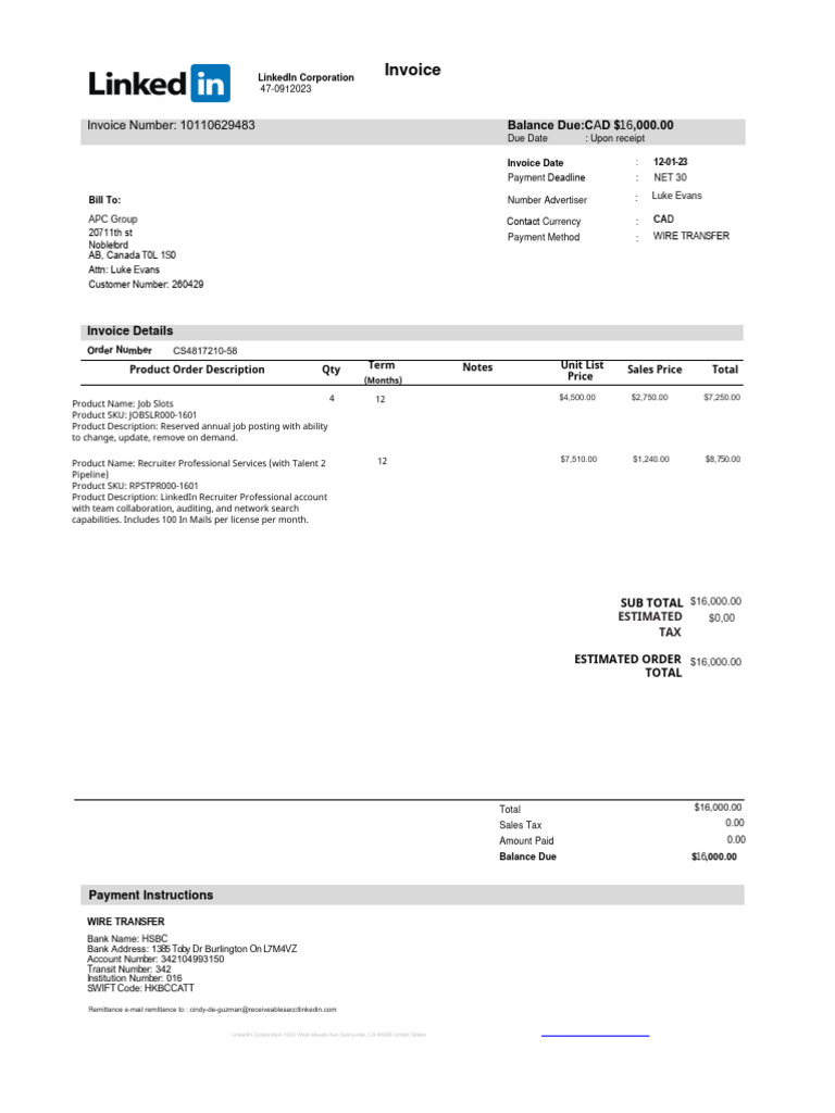 APC Group Unpaid | PDF | Invoice | Wire Transfer
