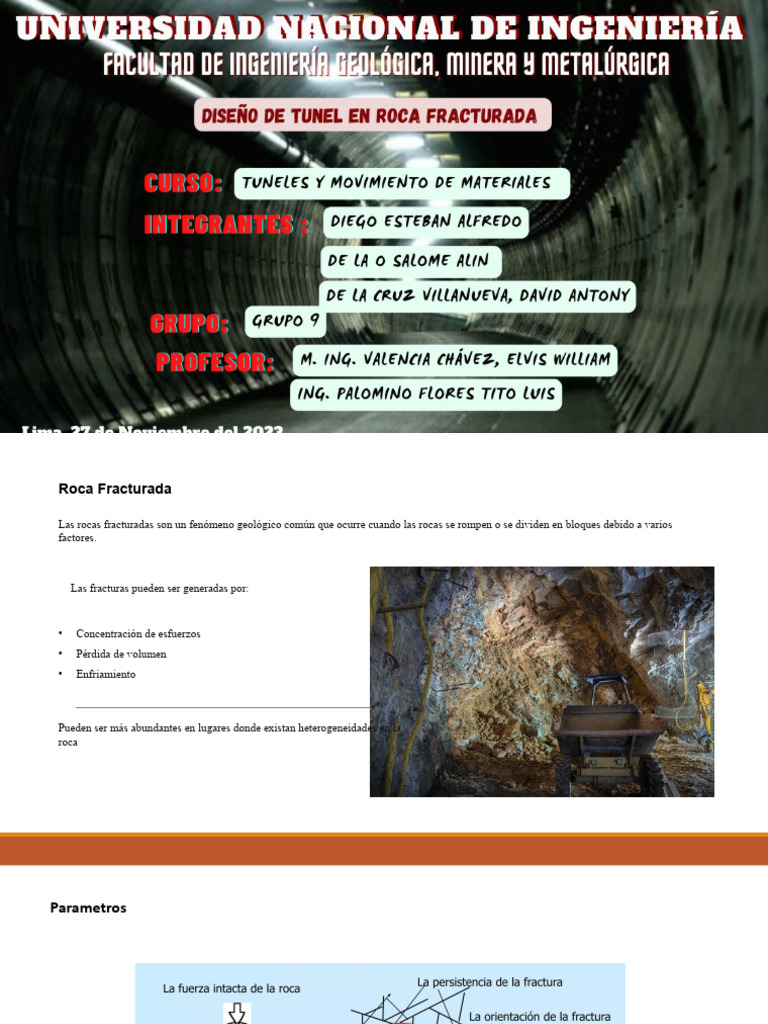 Métodos de Excavación en Rocas Fracturadas | PDF | Túnel