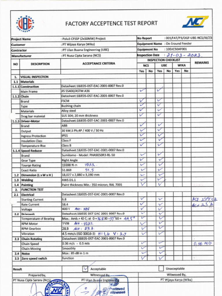 Fat Report Ogf | PDF