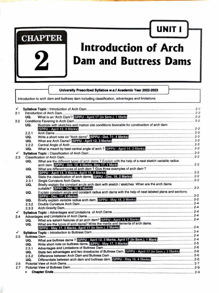 Introduction To Buttress Dam | PDF