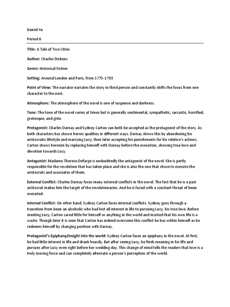 Tale of 2 Cities | PDF | A Tale Of Two Cities | Novels