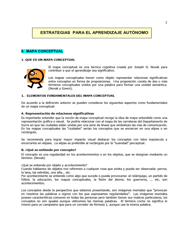 El Mapa Conceptual | PDF | Ciencia cognitiva | Cognición