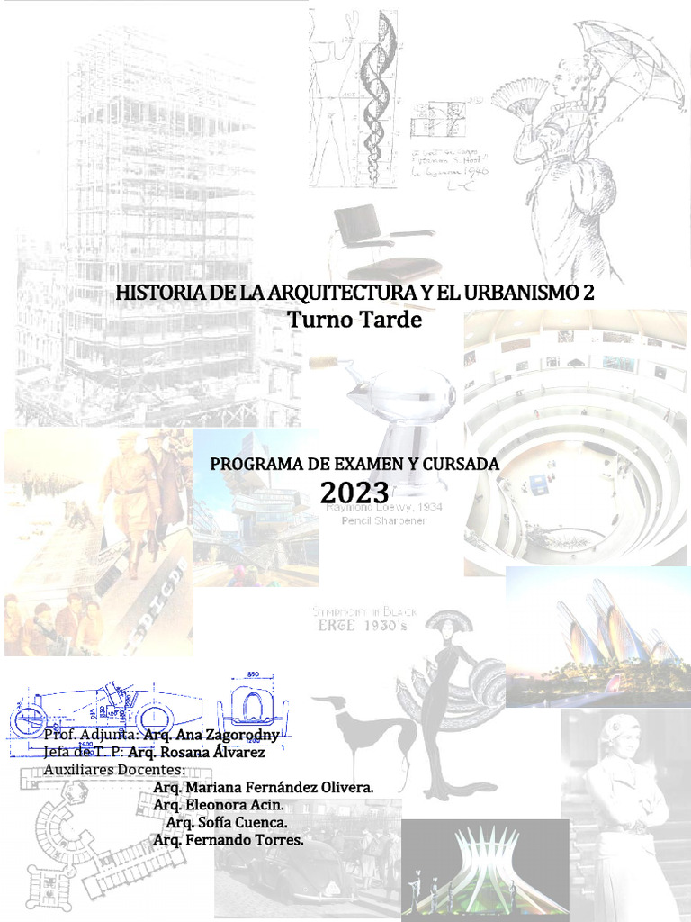 2023-Programa Historia de La Arq 2 - Turno Tarde-3 | PDF | Expresionismo | Estilo