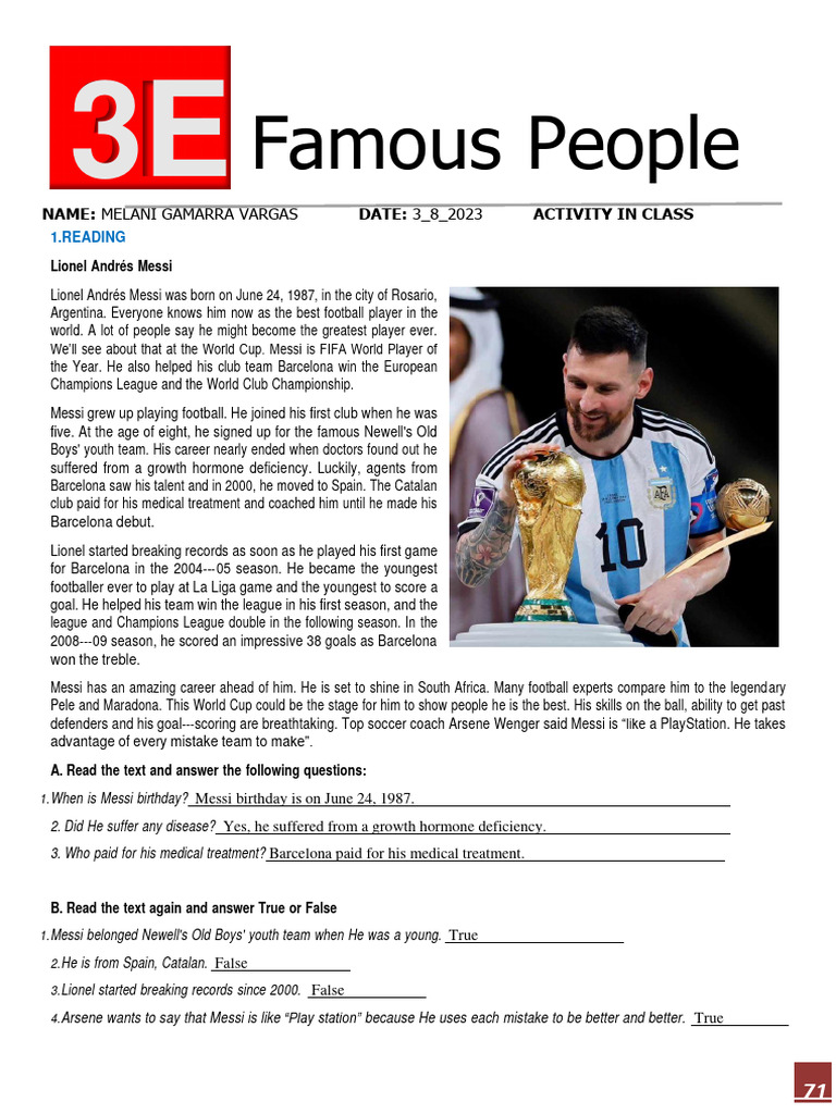 Messi: The Rise of a Football Legend | PDF | Lionel Messi | Fc Barcelona