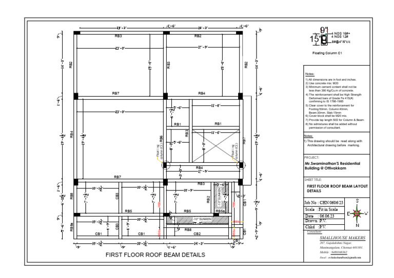 F.f.roof Layout Rotated | PDF | Concrete | Building Technology