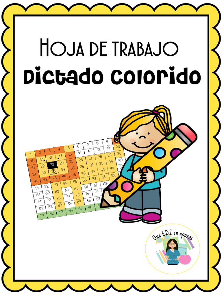 Dictado Colorido para Niños | PDF | Hogar, jardinería y bricolaje | Arte