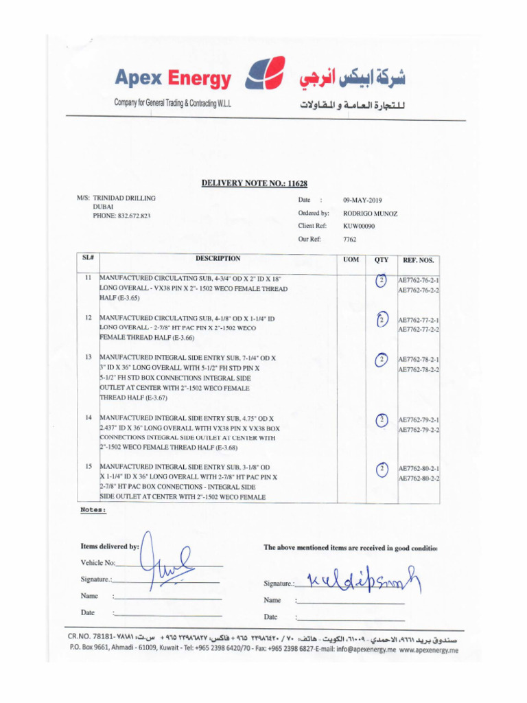 E.6.4.2-COC-Side Entry Sub | PDF
