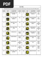 OLL Algorithm Rubik's Cube | PDF | Early Childhood Education Materials | Volume
