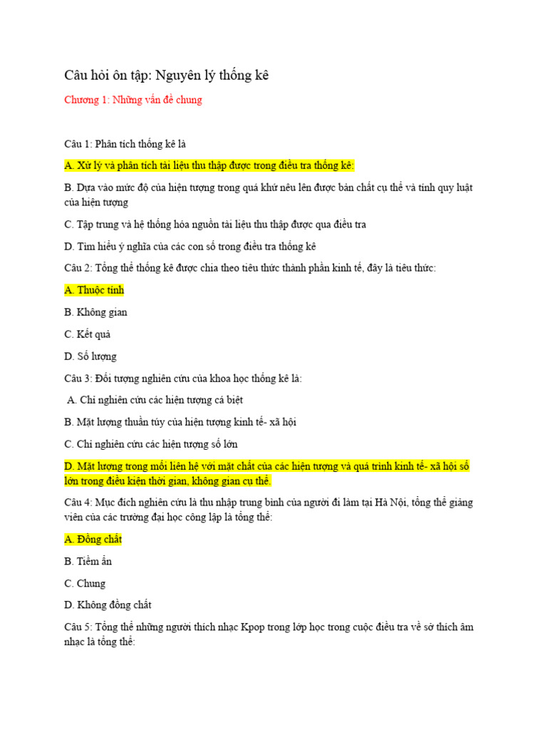 trắc nghiệm NLTK C12 | PDF