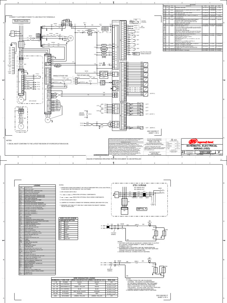 Electrical Wiring Schematic (VSD) | PDF | Chess