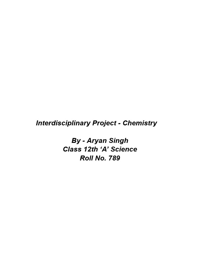 Interdisciplinary Project - Chemistry | PDF | Nuclear Fission | Neutron
