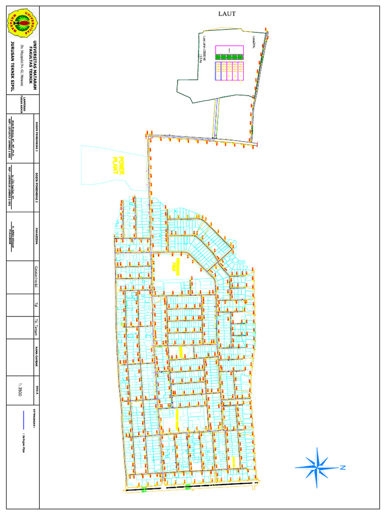 Desain Jaringan Ipal Model | PDF
