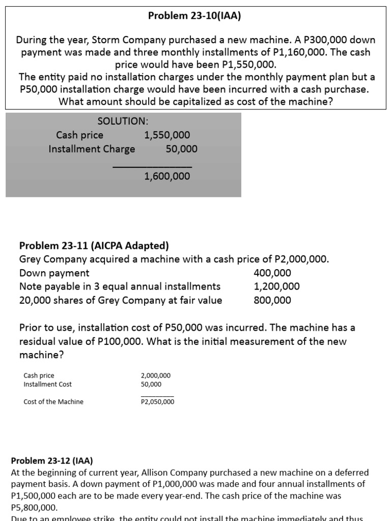 Problem 23 10IAA | PDF | Prices | Cost