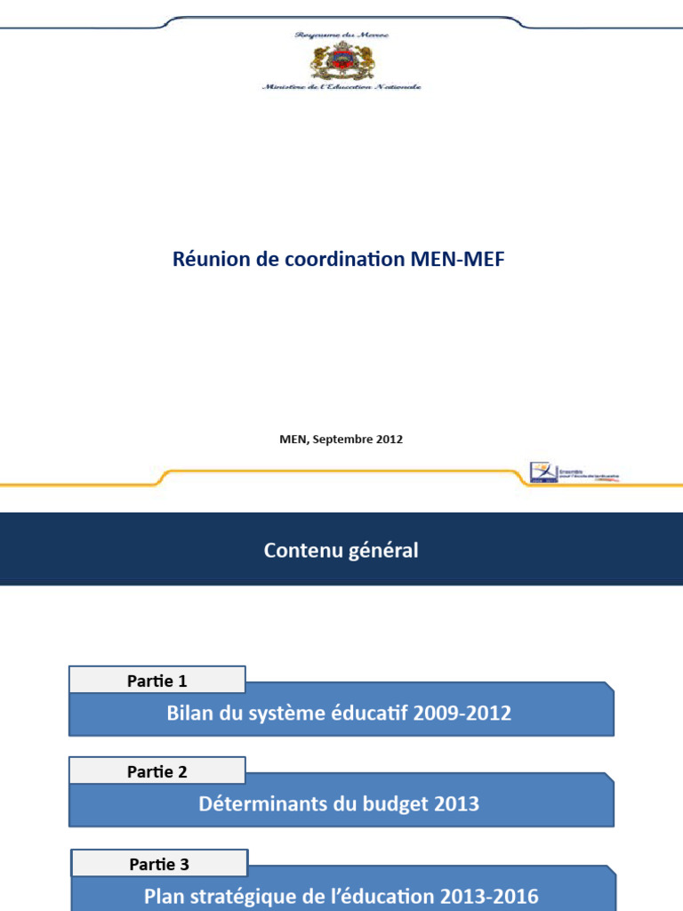 Exposé Global Plan Stratégique 2013-2016 Et Budget 2013 V 30 Août 2012 ...